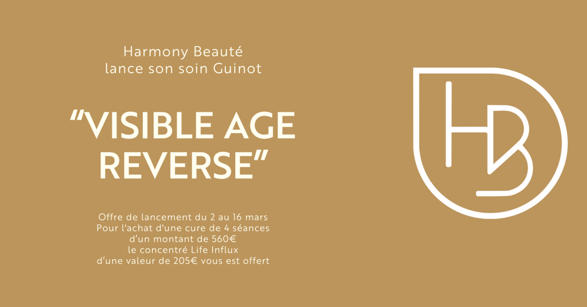 Harmony Beauté - Gros plan sur le soin « Age Summum » de Guinot